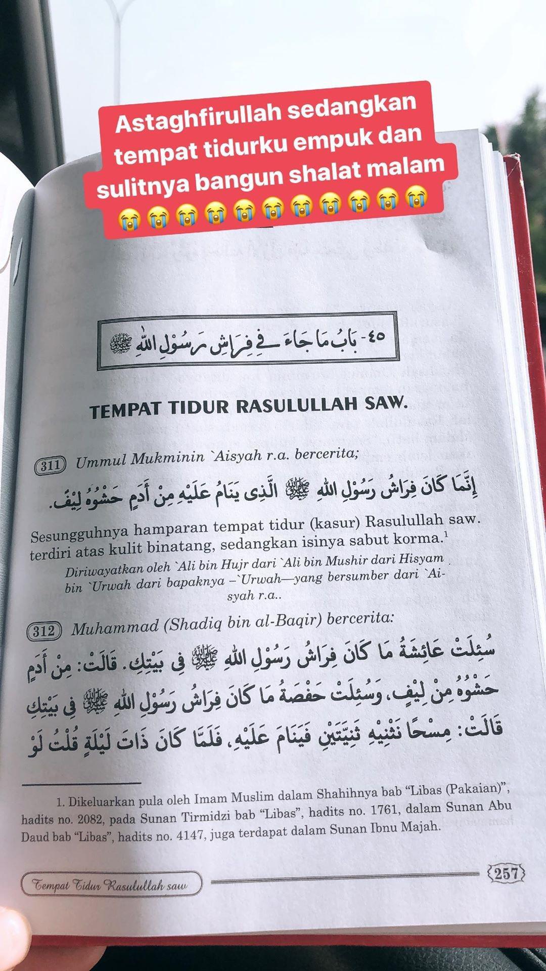 Tempat Tidur Rasulullah SAW