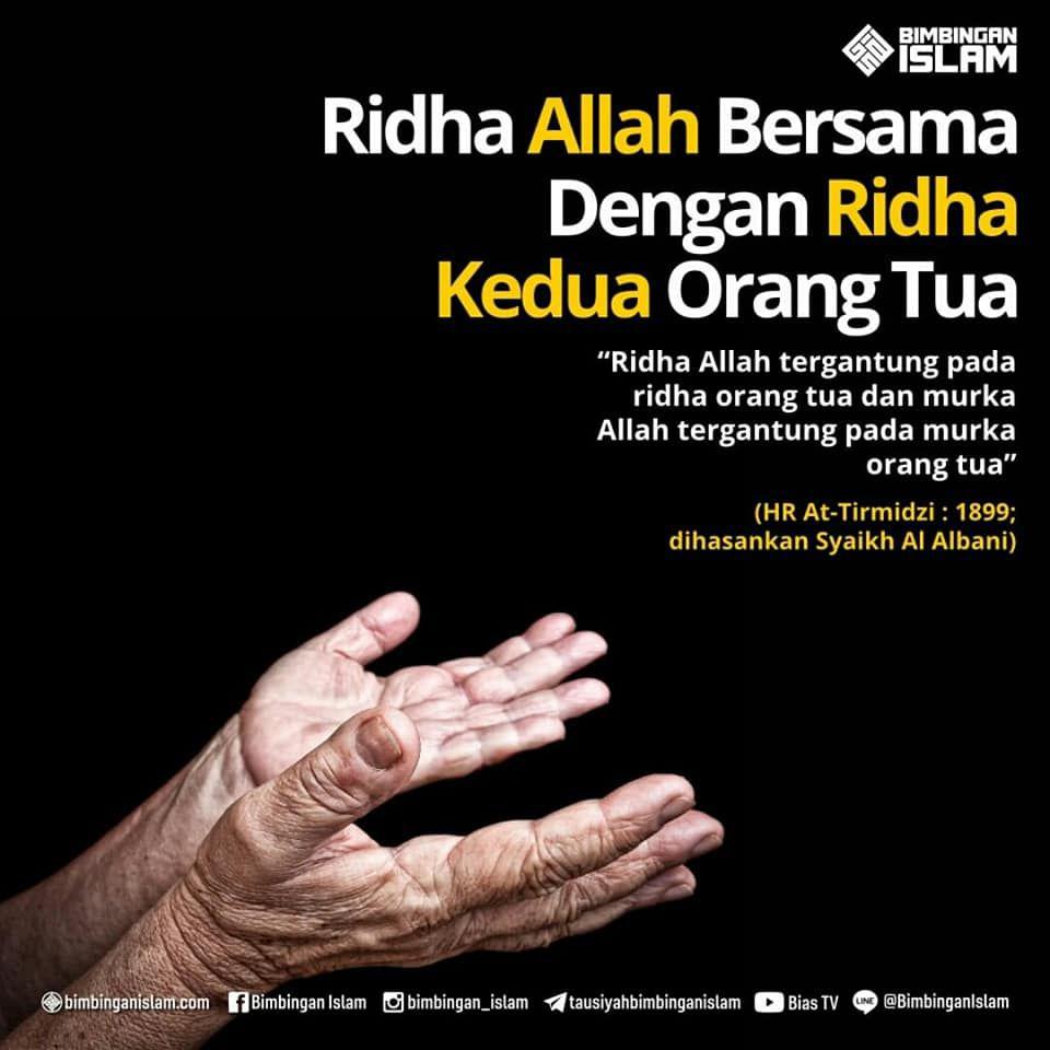 Ridha Allah Bersama dengan Ridho Orang Tua