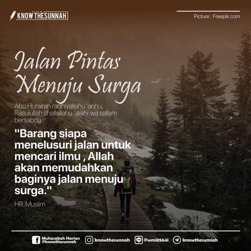 Jalan Pintas Menuju Surga-Nya