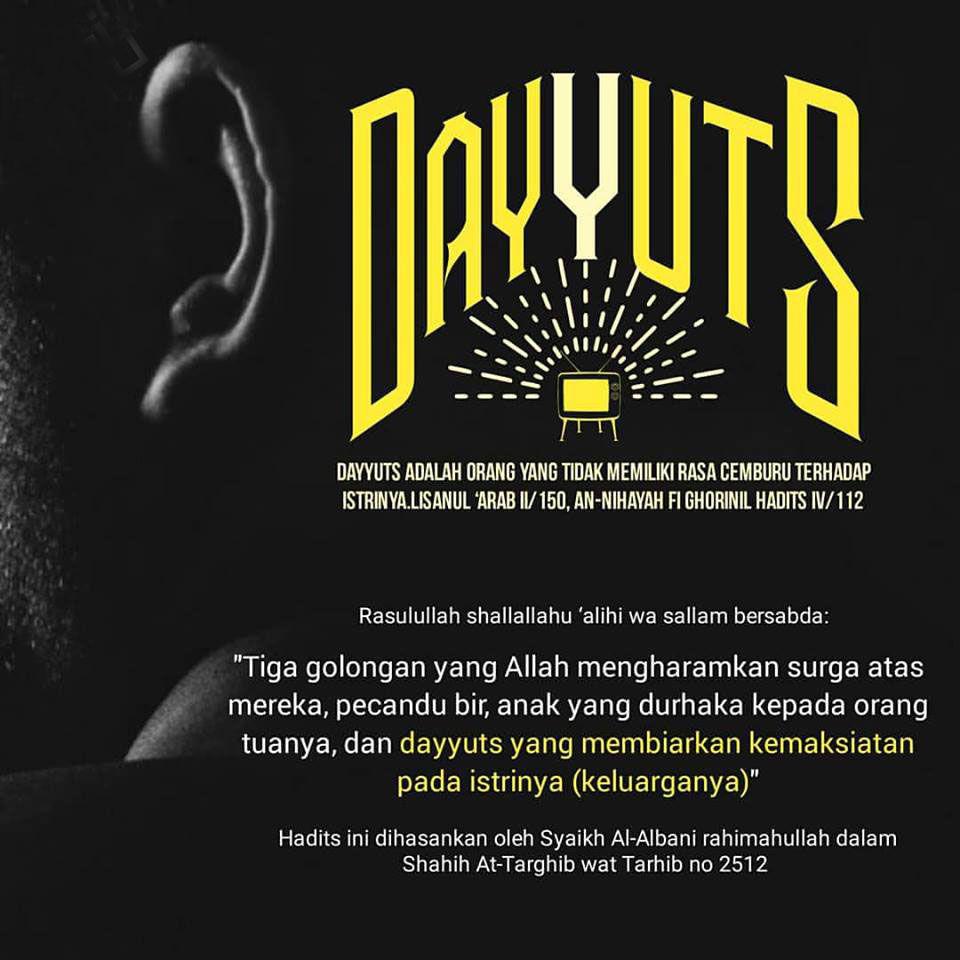 Dayyuts Segera Tinggalkan Sifat Buruk Ini