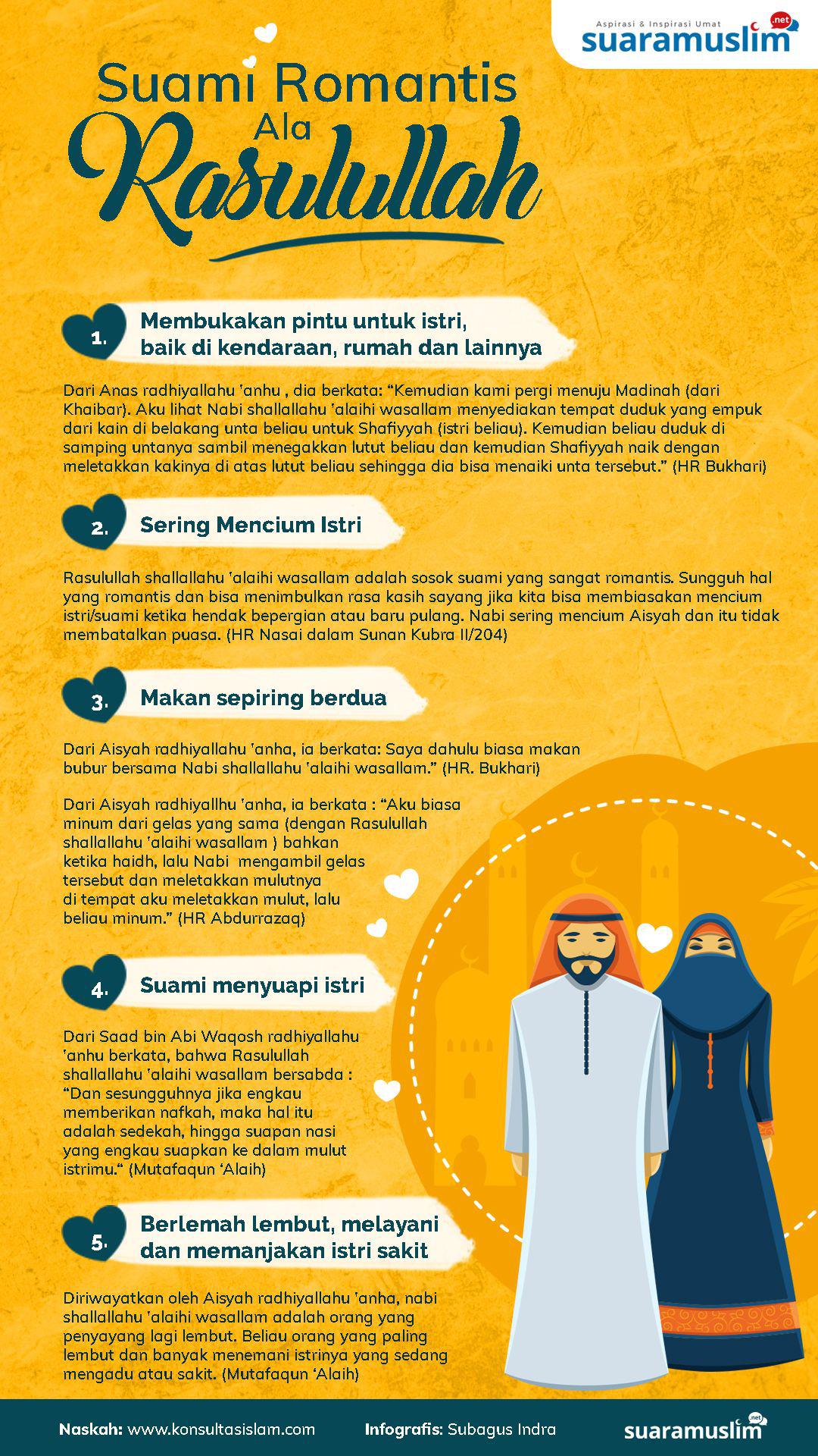 Suami Romantis ala Rasulullah