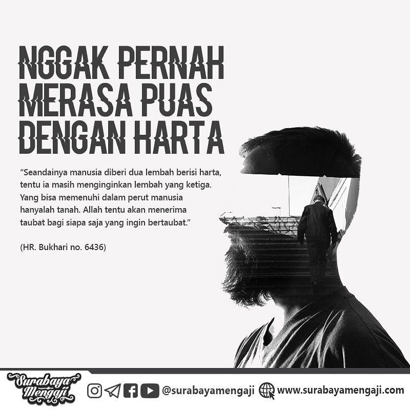 Alasan Tak Pernah Merasa Puas dengan Harta