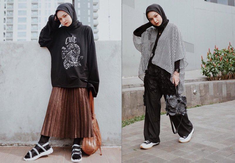 Tampil Manis dengan Gaya Boyish ala Selebgram Hijab Soraya Ulfa
