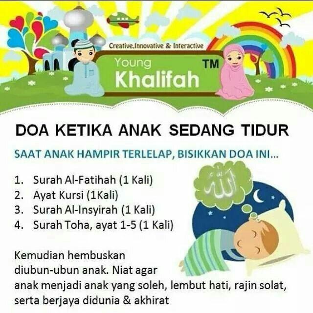 Doa Ketika Anak Sedang Tidur